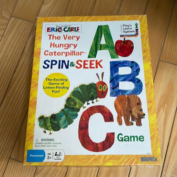 Briarpatch | Toys | Eric Carle Very Hungry Caterpillar Spin And Seek ...